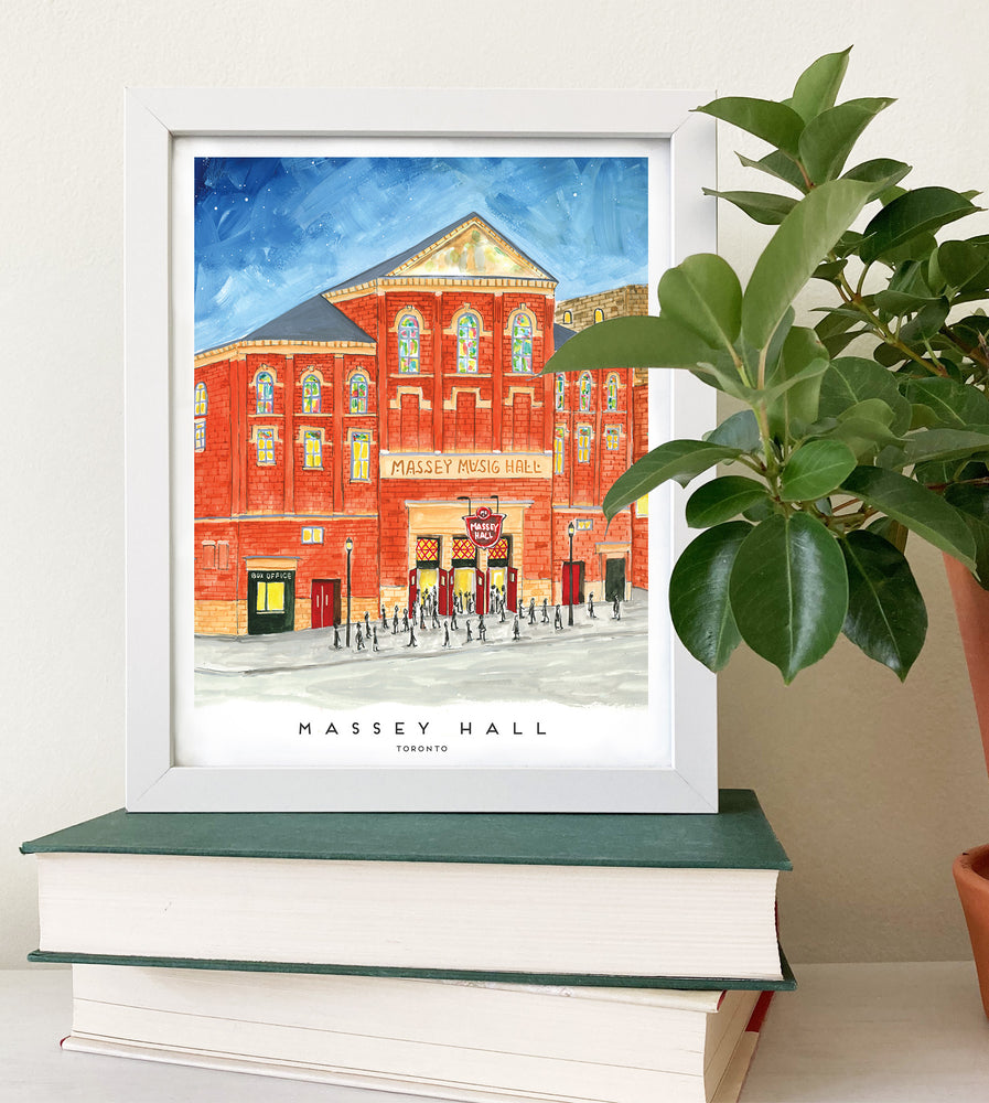 Toronto's Massey Hall 8x10 inch Art Print – The Paperhood