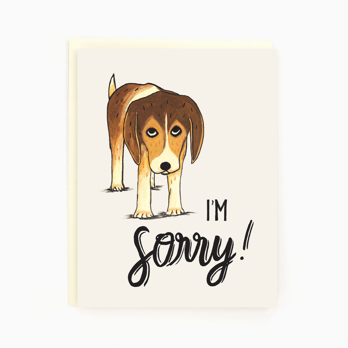 Sorry Beagle Card – The Paperhood